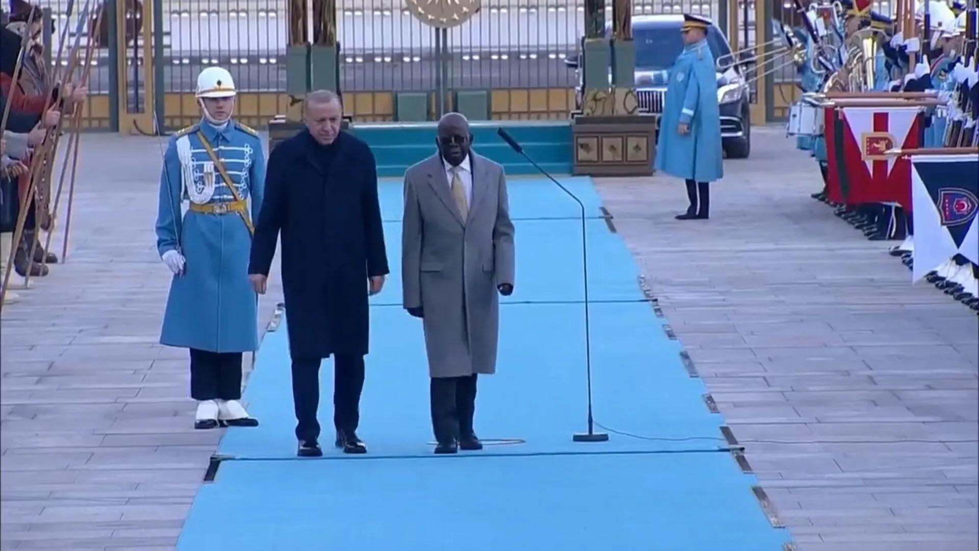 Nigerian President Falls during Reception at Turkish Palace - Africa ...