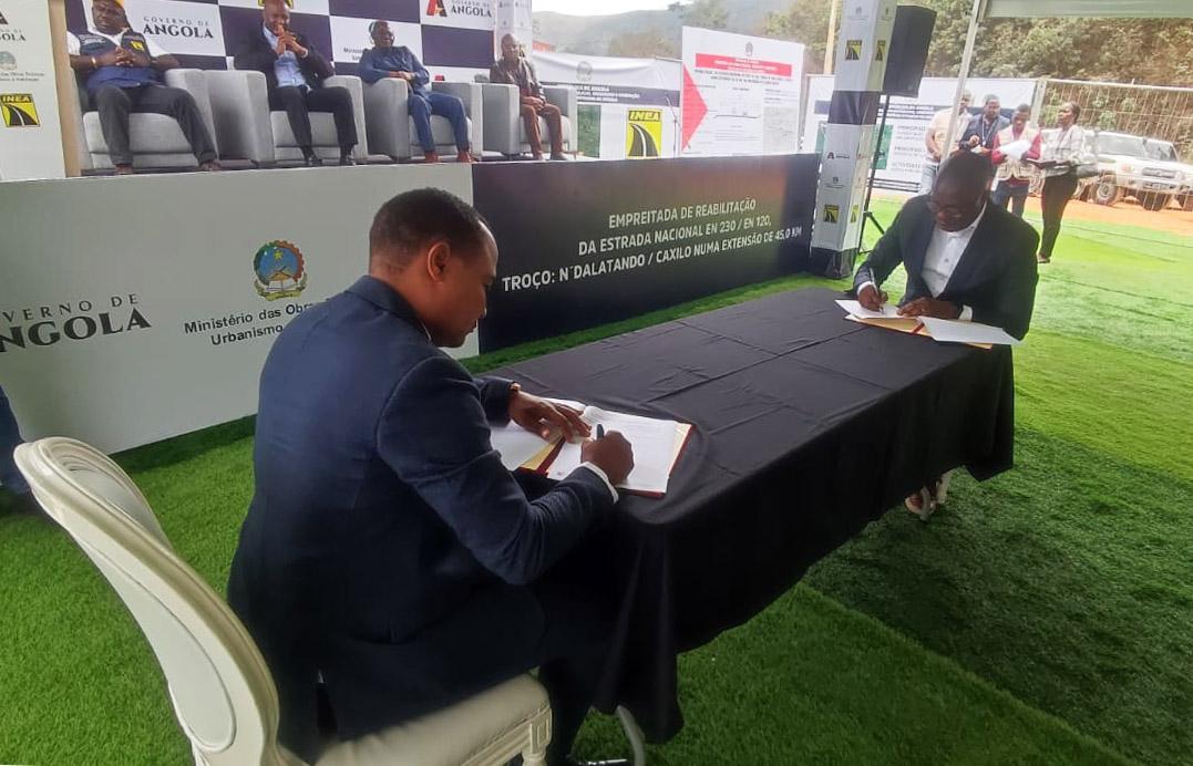 Rehabilitation of the Caxilo/Ndalatando section began Tuesday - Angola