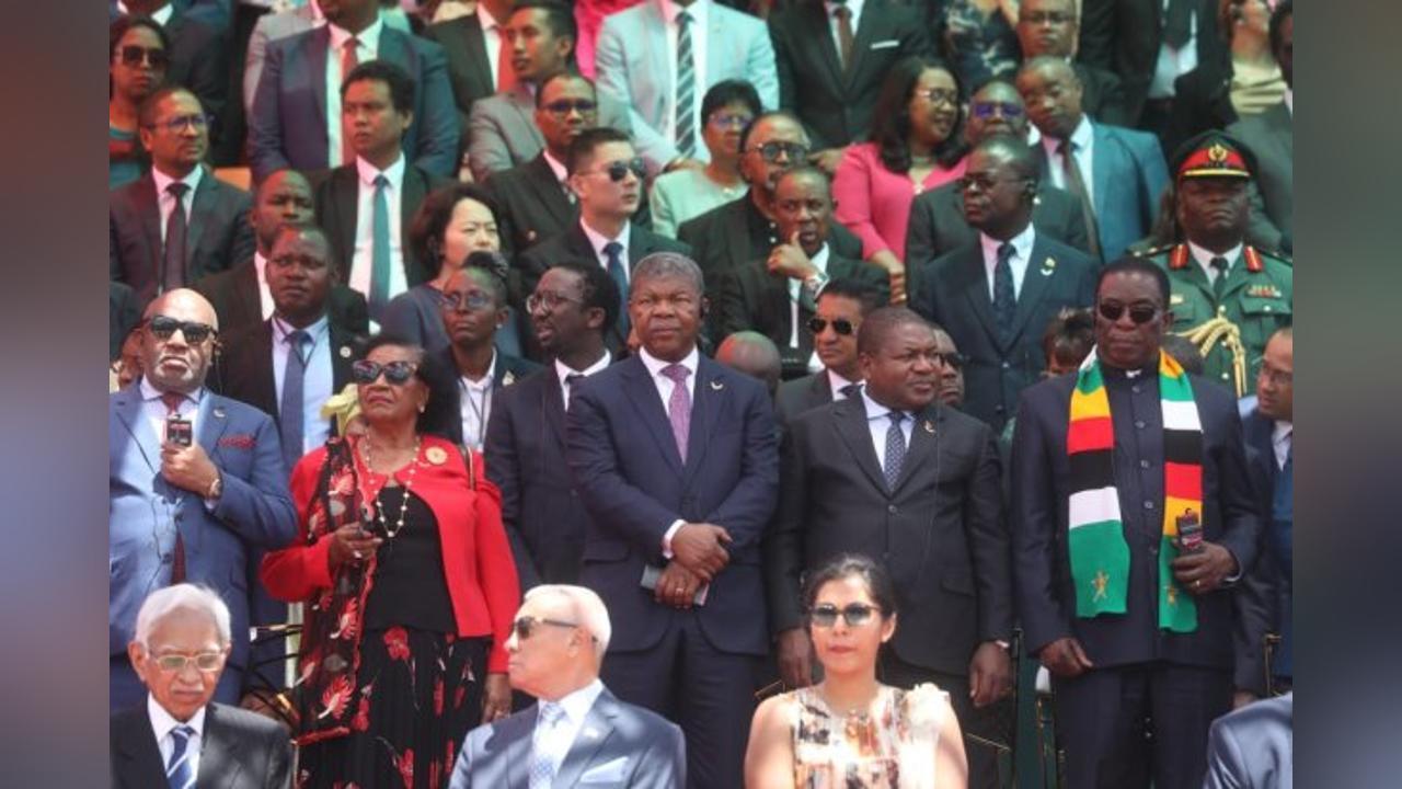 Head of State witnesses investiture of the President of Madagascar - Angola
