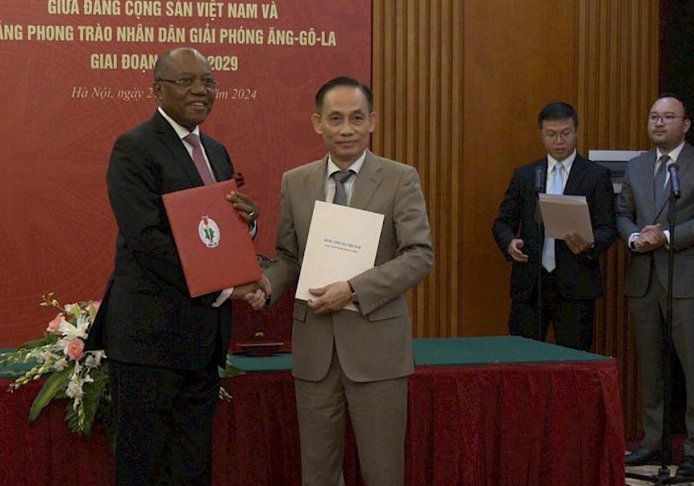 Angola and Vietnam Ruling Parties Sign Cooperation Agreement - Angola