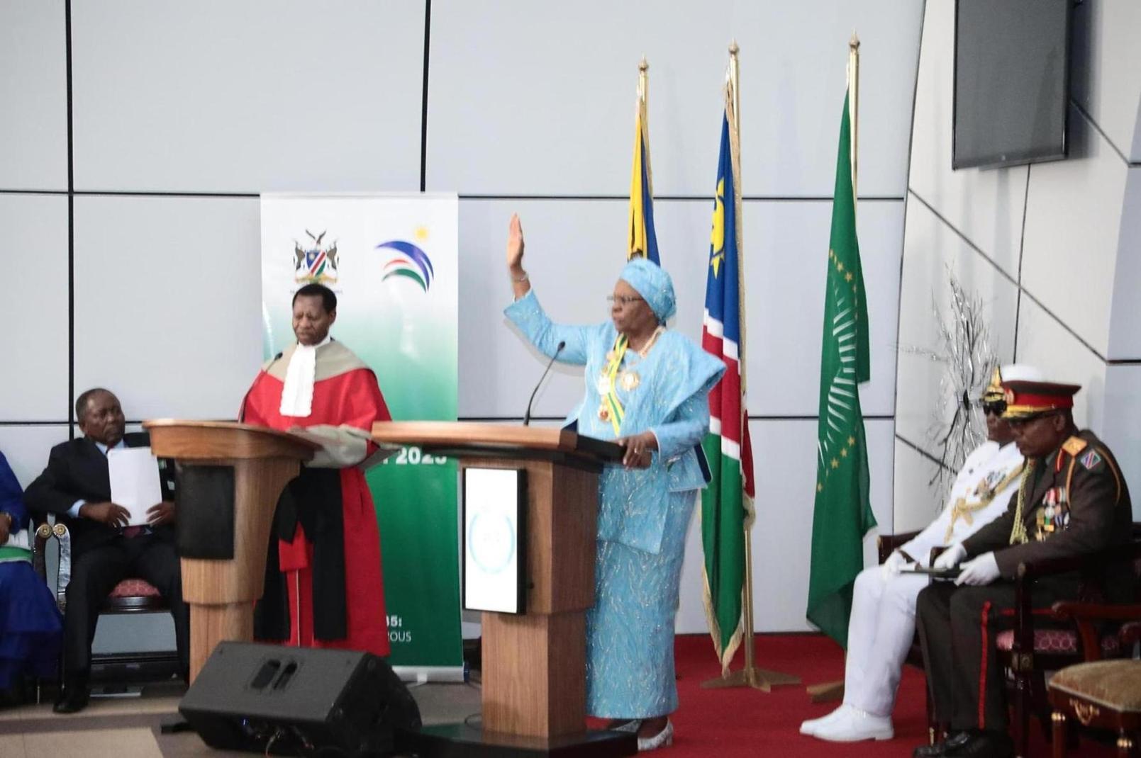 Netumbo Nandi-Ndaitwah Sworn in as President of Namibia Angolan ...