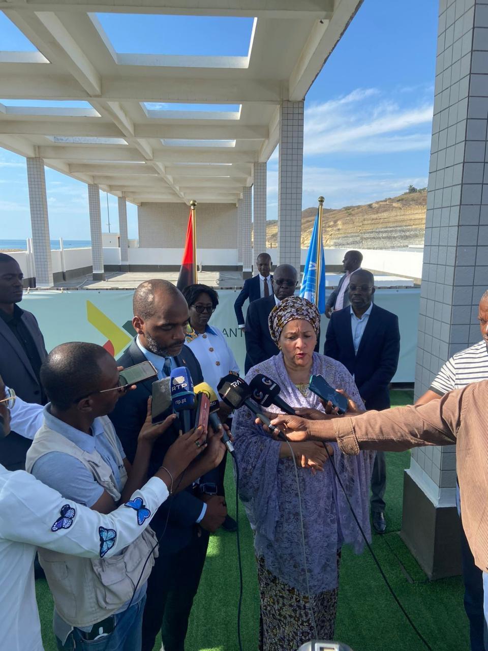 Her Excellency Amina Jane Mohammed Made an Official Visit to the Province of Benguela - Angola