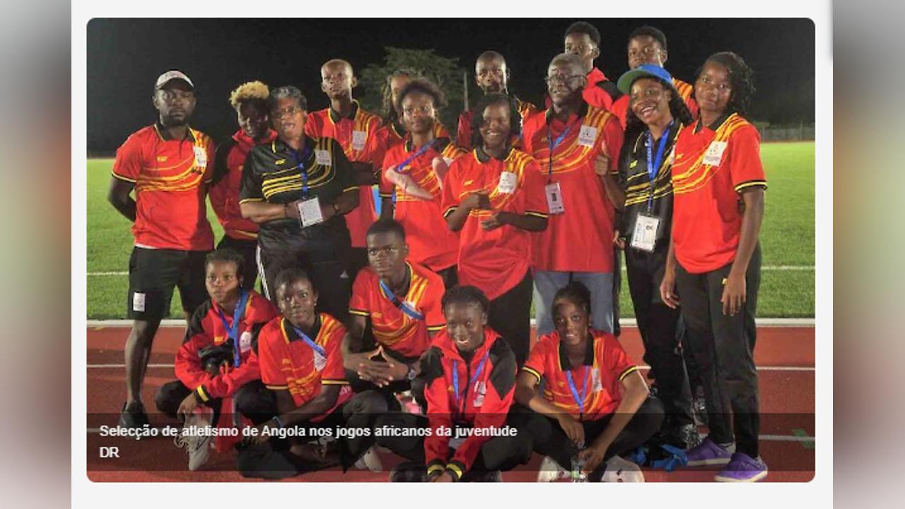 Angolan Athletics Team with Minimum Requirements for Next Youth Games ...