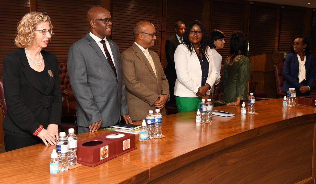 Under-Secretary-General of the UN and Executive Director visit eith the ...