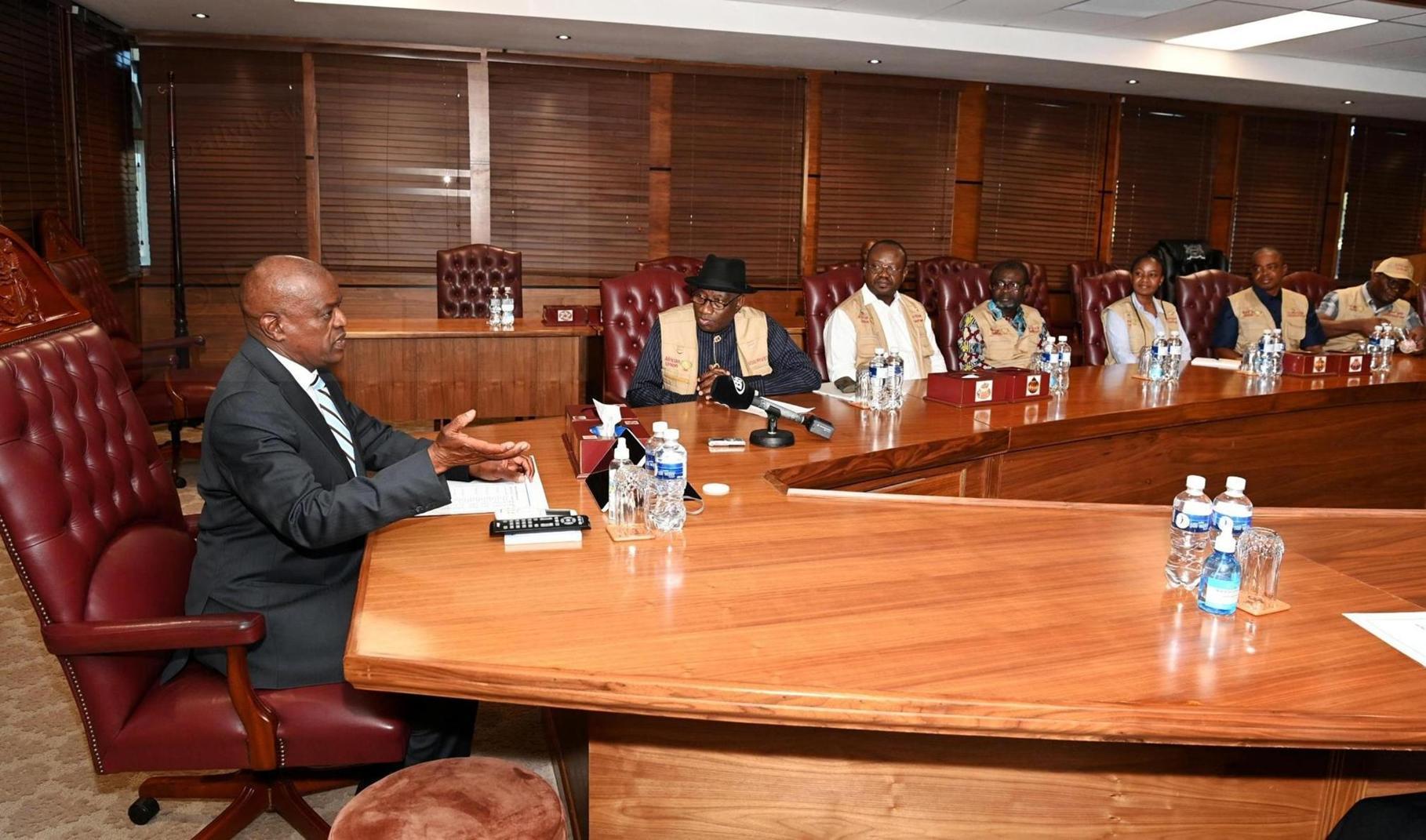 President Masisi Assures AU Team of Support - Botswana