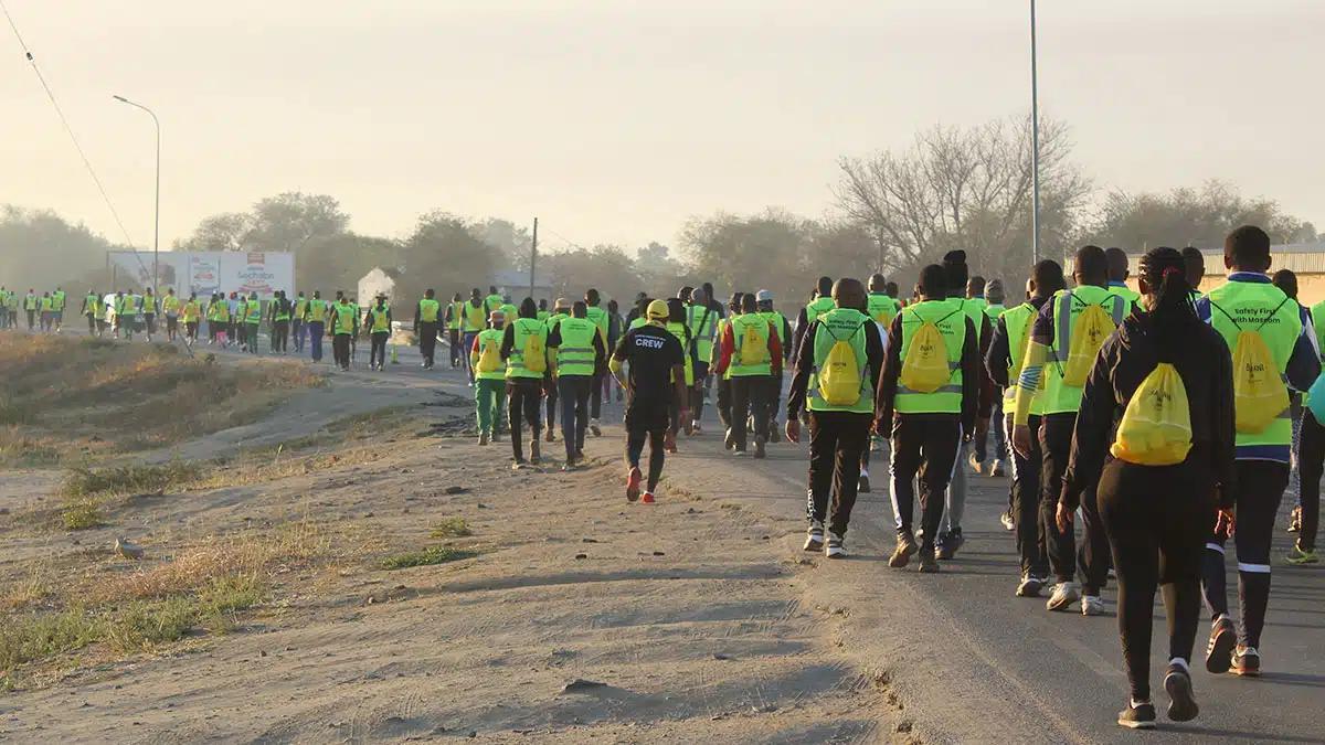 Mahalapye Holds Half Marathon on Christmas Day - Botswana