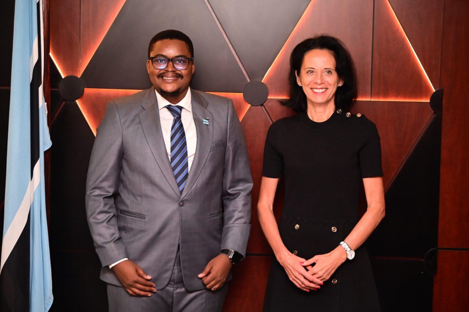 French Ambassador Visits Botswana Minister of Sport - Botswana