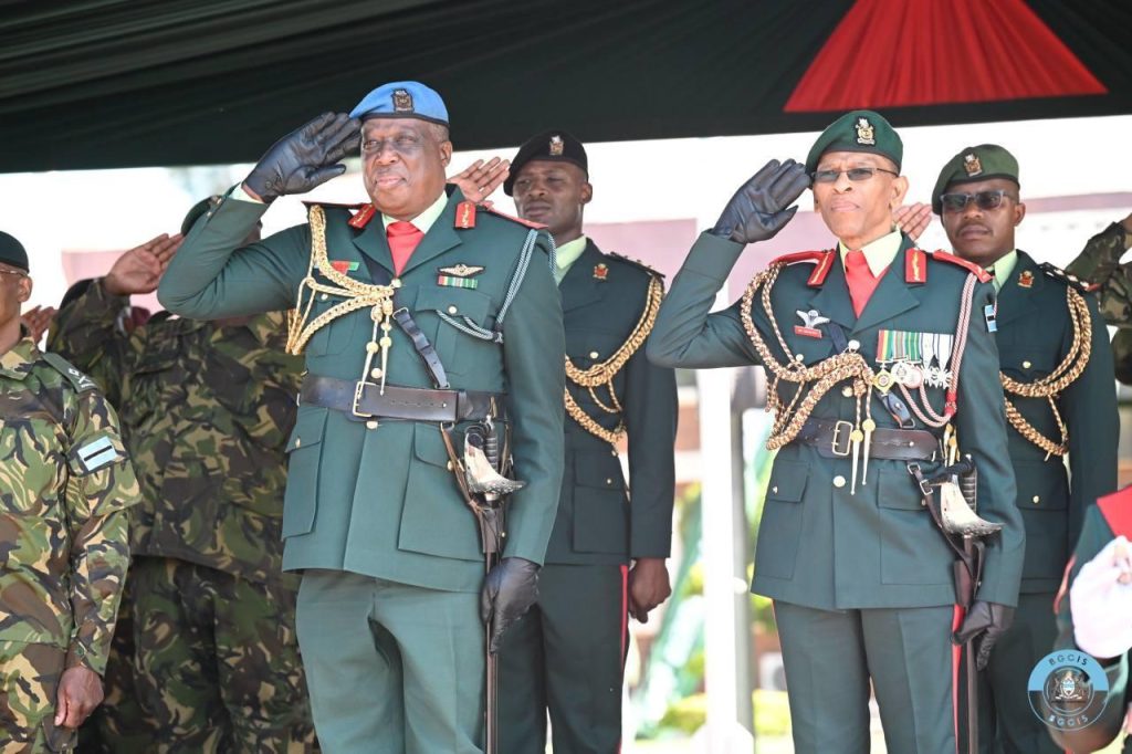 Botswana Defence Force Honors Lt. Gen. Placid Segokgo - Botswana