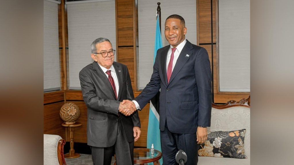 President Duma Boko Hosts Farewell for Cuban Ambassador - Botswana