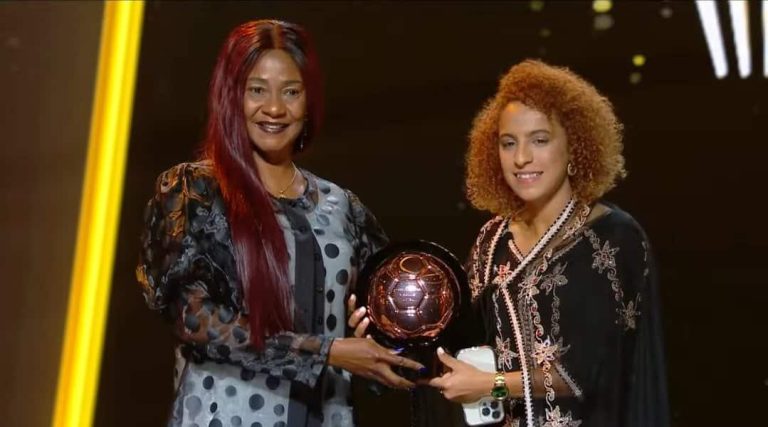 CAF Awards 2024: Sanaâ Mssoudy Meilleure Joueuse Africaine 2024 - Burundi