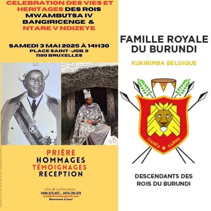 Régicide: Hommage aux Derniers Bami du Burundi en Belgique - Burundi