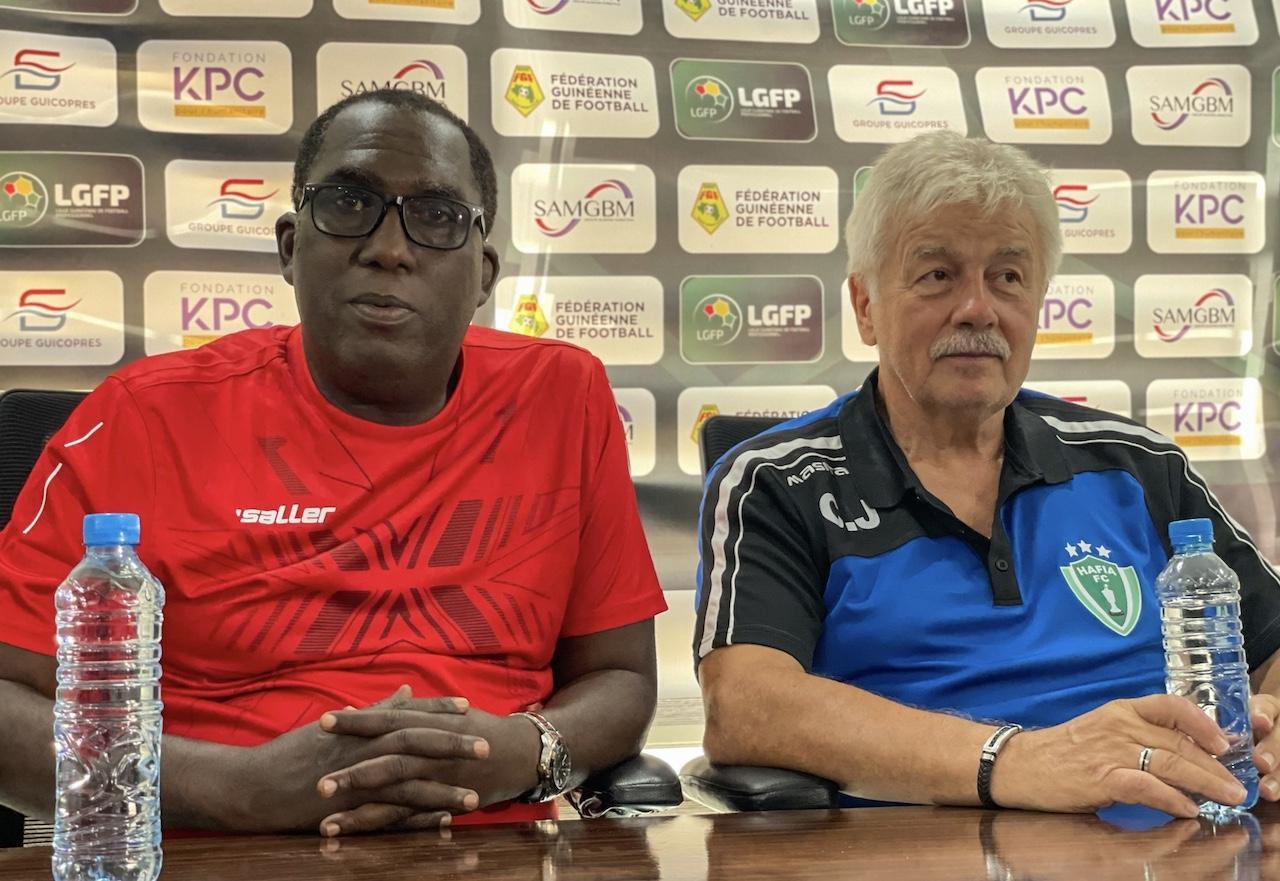 Conférence d’avant match Horoya AC vs Hafia FC : les 2 entraîneurs ...