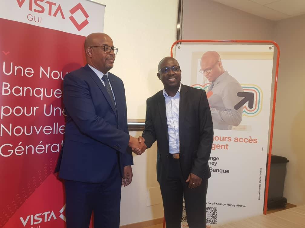 signature officielle d’un partenariat entre Vista Gui et Orange Finance ...