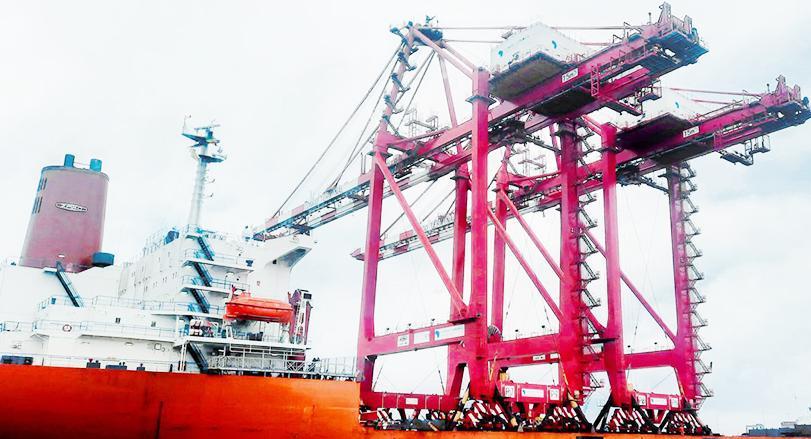 congo terminal réceptionne deux portiques de quai sts à pointe-noire ...