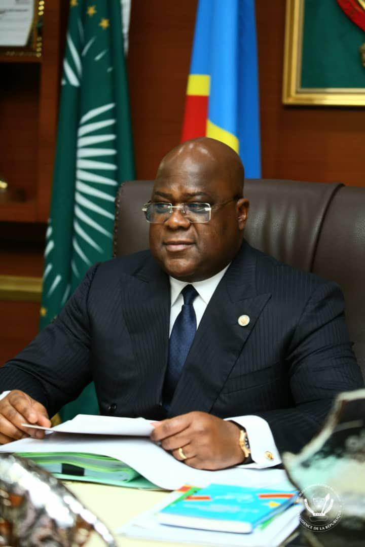 Le Président de la République, Félix-Antoine Tshisekedi Tshilombo ...