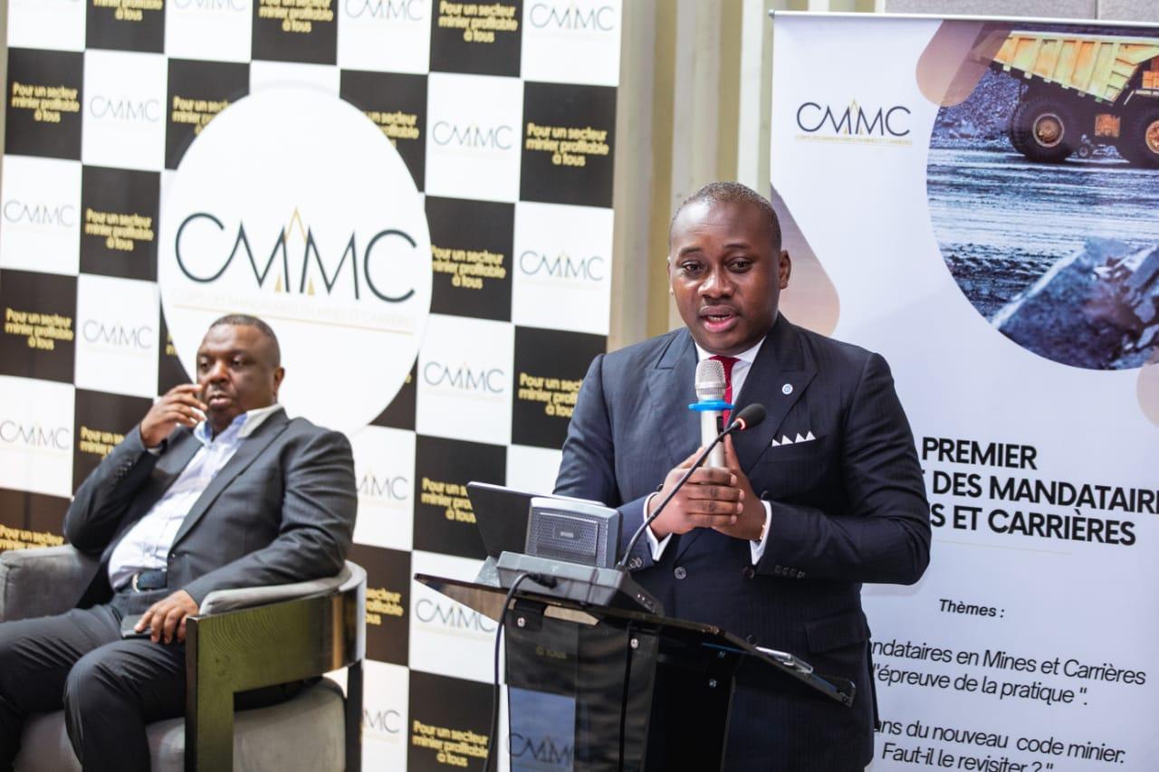 Colloque des mandataires en mines et carrières : Me Guy Loando Mboyo ...