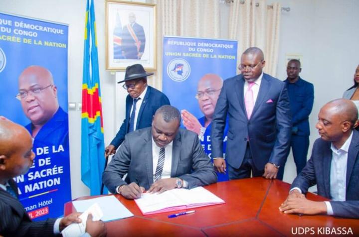 La charte constitutive de l’union sacrée signée par l’UDPS Kibassa : « Je crois que c’est le ...