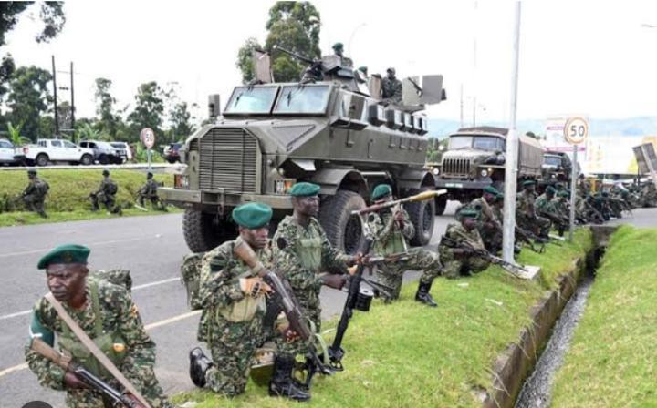 Arrivée des militaires ougandais à Mahagi en Ituri - Congo-kinshasa