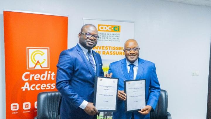La CDC-CI et Crédit Access signent une convention pour le financement ... La CDC-CI et Crédit Access signent une convention pour le financement ...