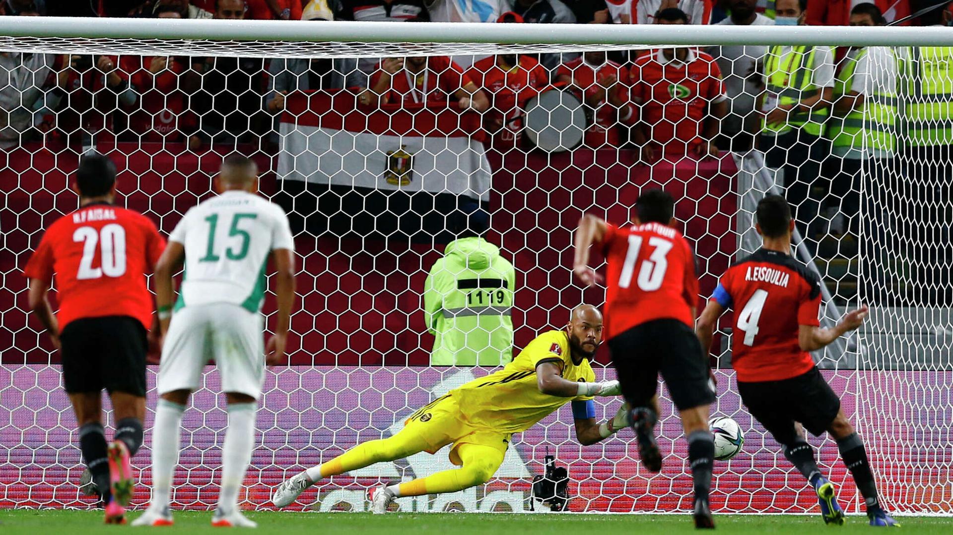 أهداف مباراة مصر والجزائر 1 1 في كأس العرب Egypt