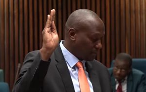 Swearing-in of the Newly elected Prime Minister HE. Russell Mmiso ...