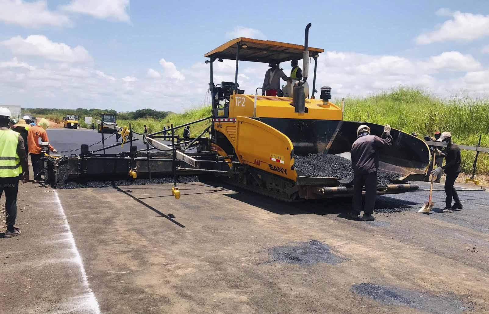 Construction of Motshane-Kupheleni road by Roots Construction almost ...