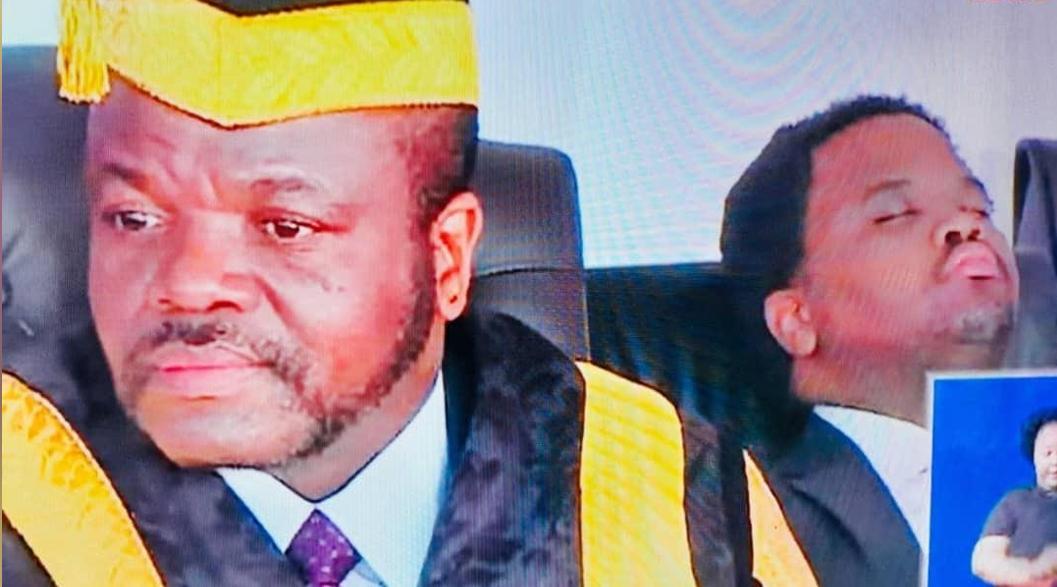 Swazi TV Exposes MP Prince Lindani Allegedly Sleeping while King Mswati ...