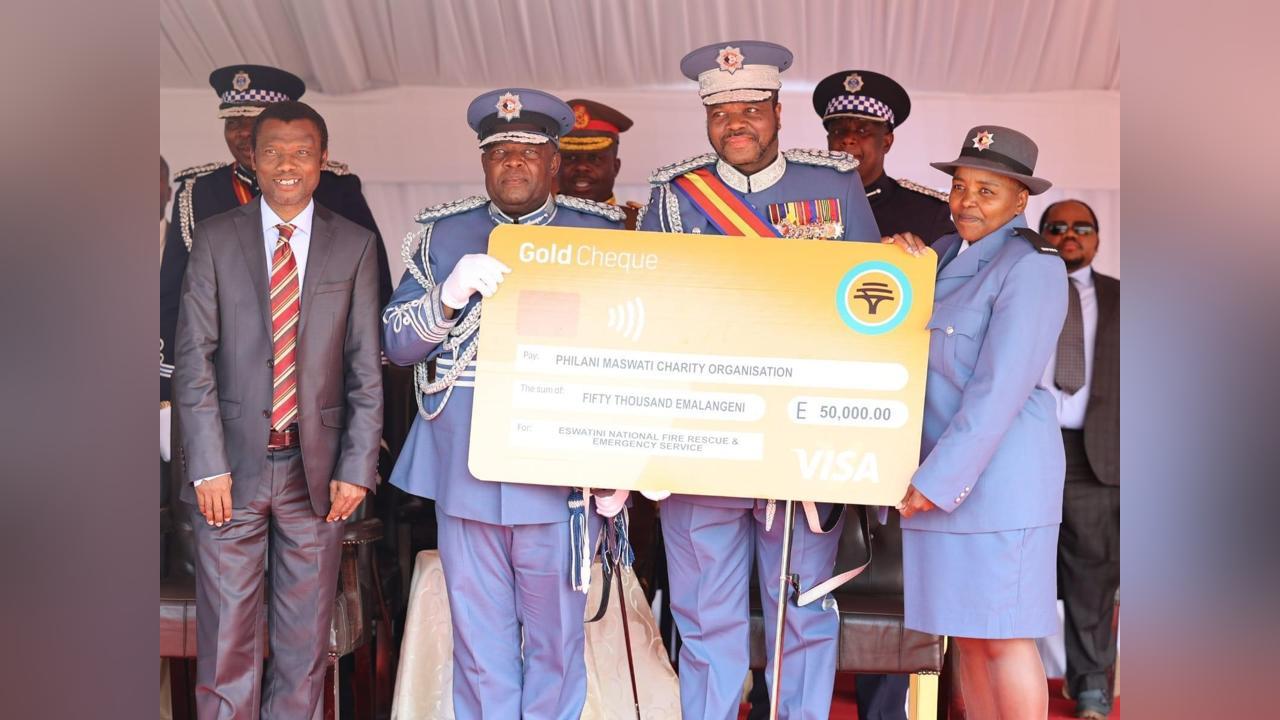 Fire Department Donates R50,000.00 to Queen Mother’S Philani Maswati ...