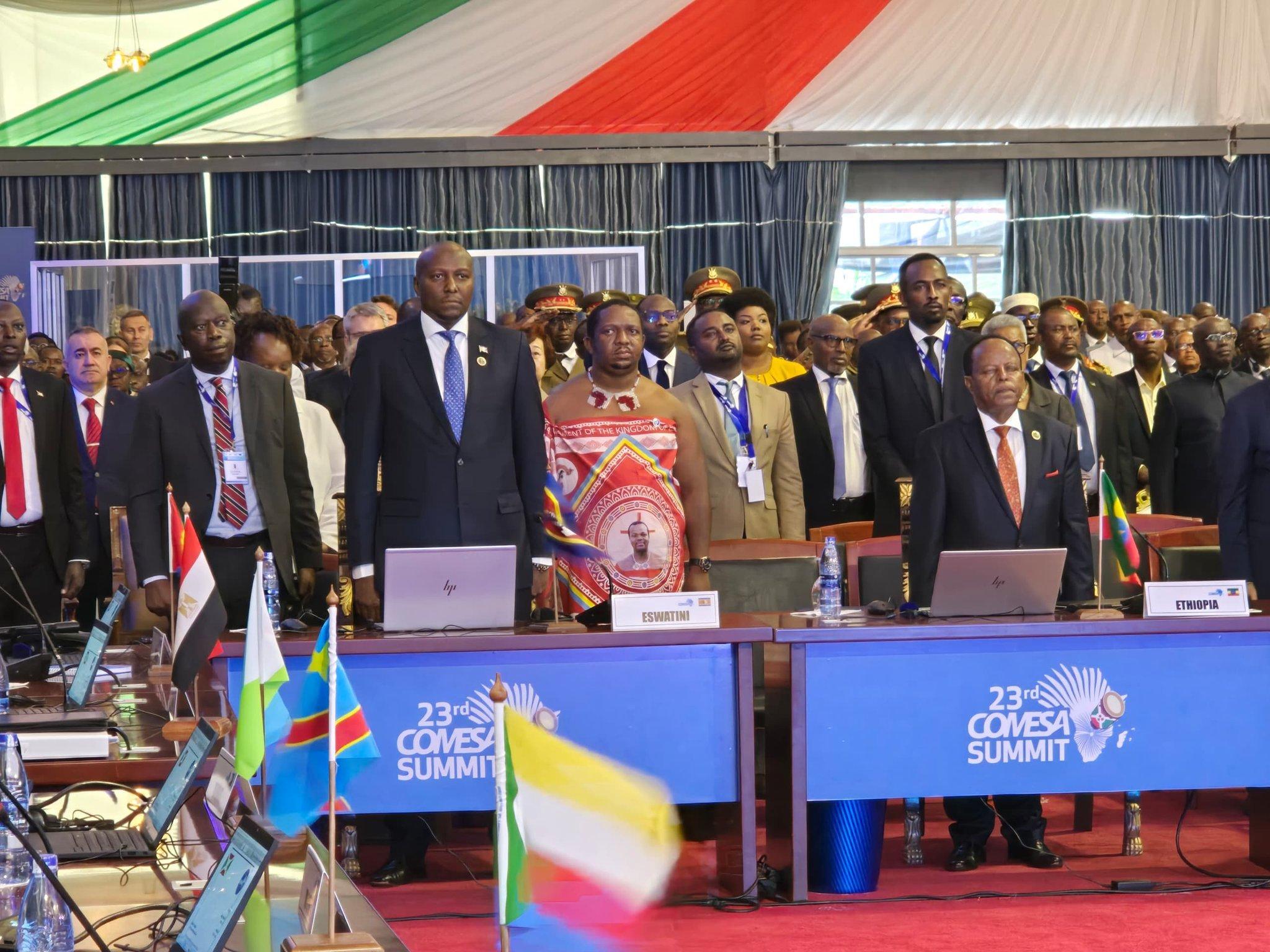 Russell Mmiso Dlamini at the 23Rd COMESA Summit in Burundi - Eswatini