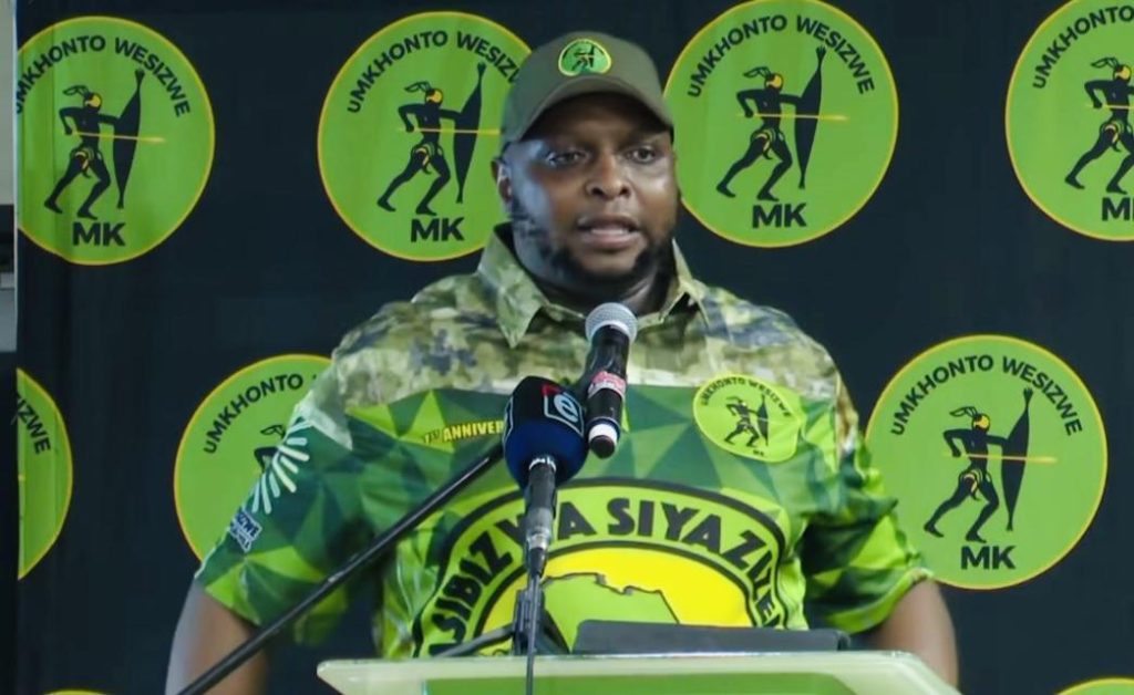 Umkhonto Wesizwe(Mk) Party Secretary General Floyd Shivambu Applauds ...