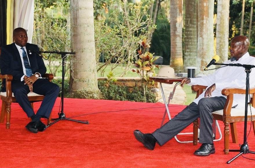 Prime Minister Russell Mmiso Dlamini Meets Ugandan President Yoweri ...