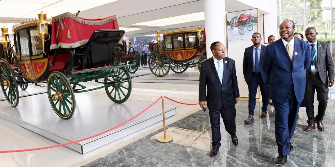 His Majesty the King Meeting with the ETHIOPIA PRESIDENT - Eswatini
