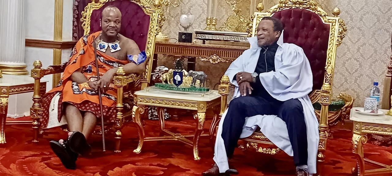 His Majesty King Mswati III Welcoming Unyazi Lwezulu - Eswatini