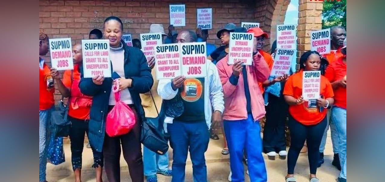 SUPMO Protests against Job Scarcity in Swaziland - Eswatini