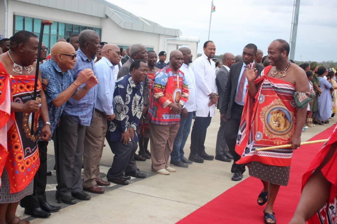 King Mswati III and Inkhosikati Return from USA - Eswatini