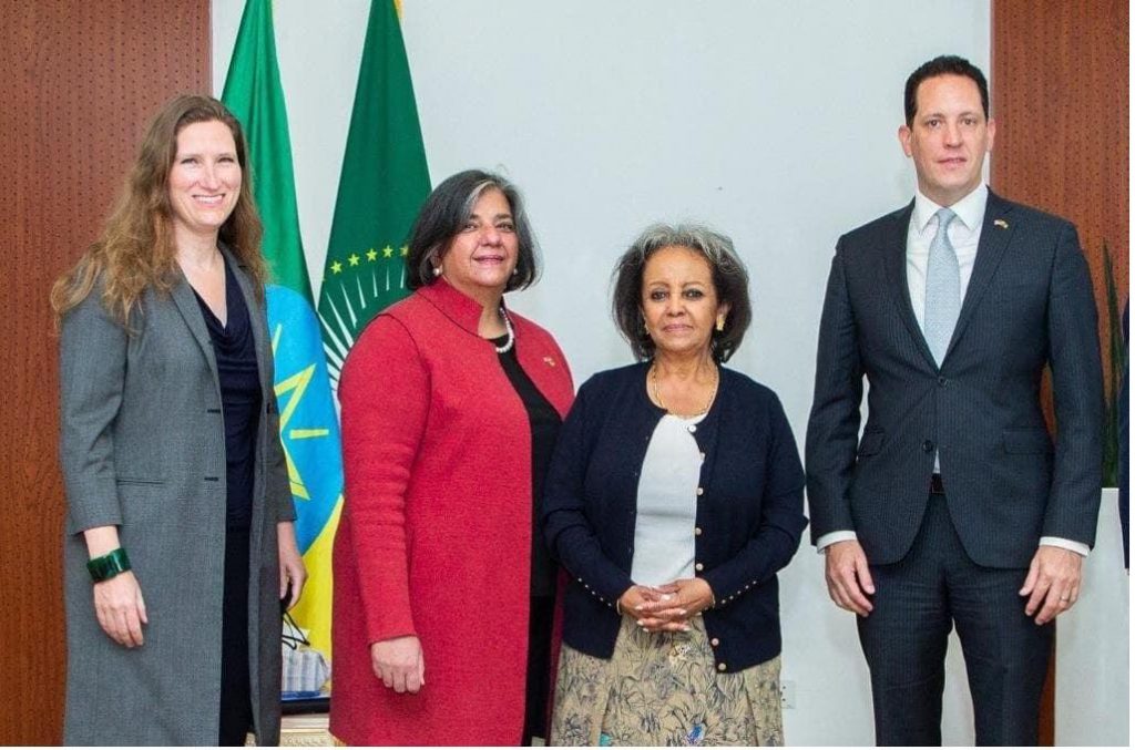 President Sahlework Zewde Bids Farewell to Outgoing US Ambassador to ...