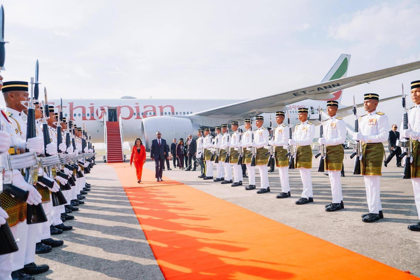 Prime Minister Abiy, First Lady Zinash Arrive in Malaysia for Official ...