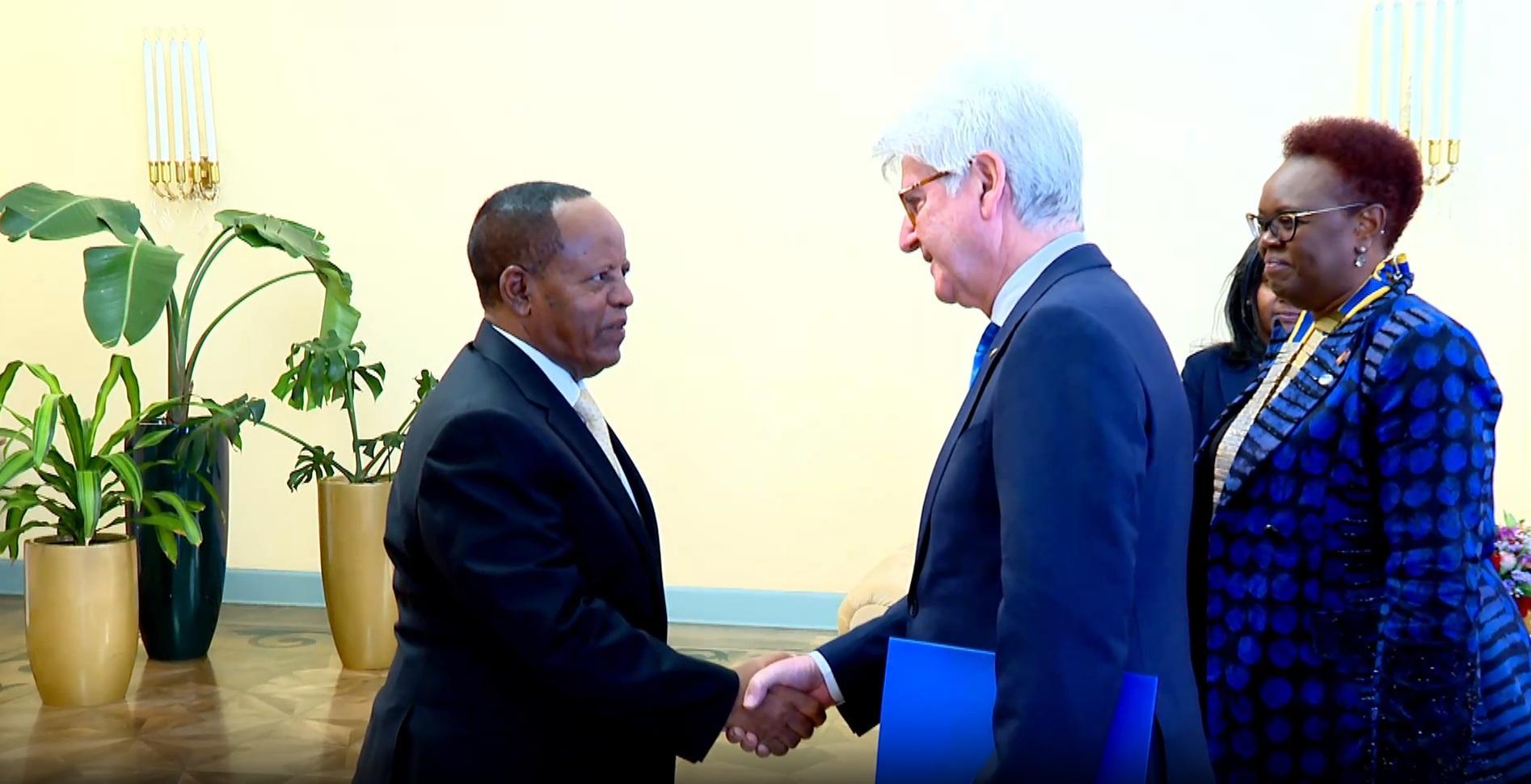 President Taye Atske Selassie Receives Rotary International President ...