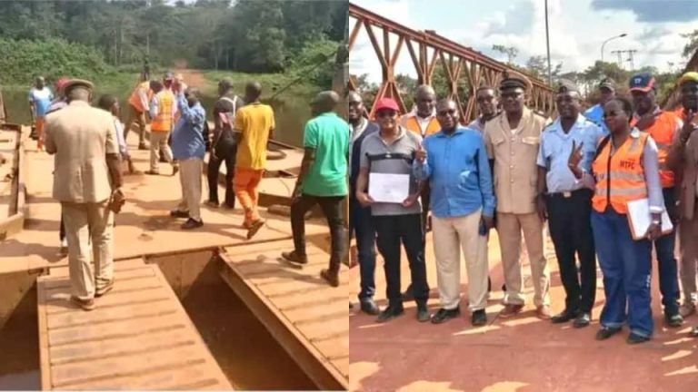 Oligui Nguéma Approuve Ponts de Bongolo et Idembe - Gabon