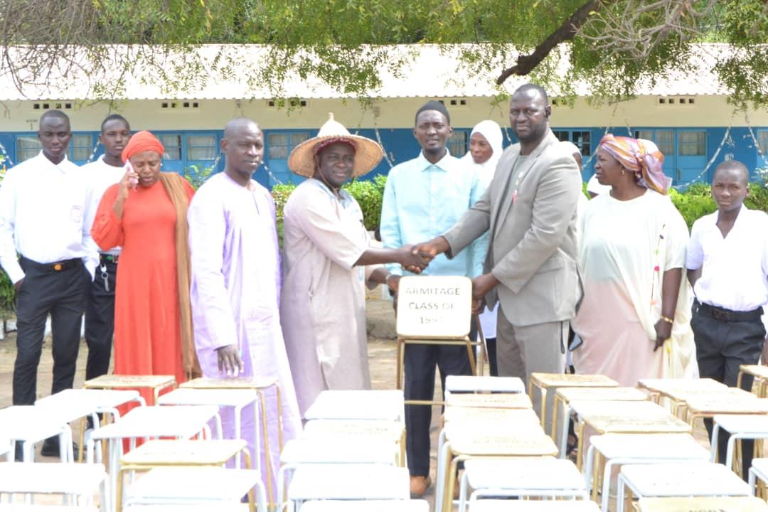 ARMITAGE SENIOR SECONDARY ex-students donate stools worth D100,000 to ...