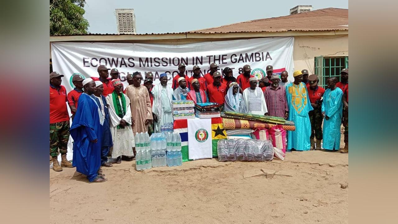 Ecomig-Ghana Donates to Essau Central Mosque, Hospital - Gambia