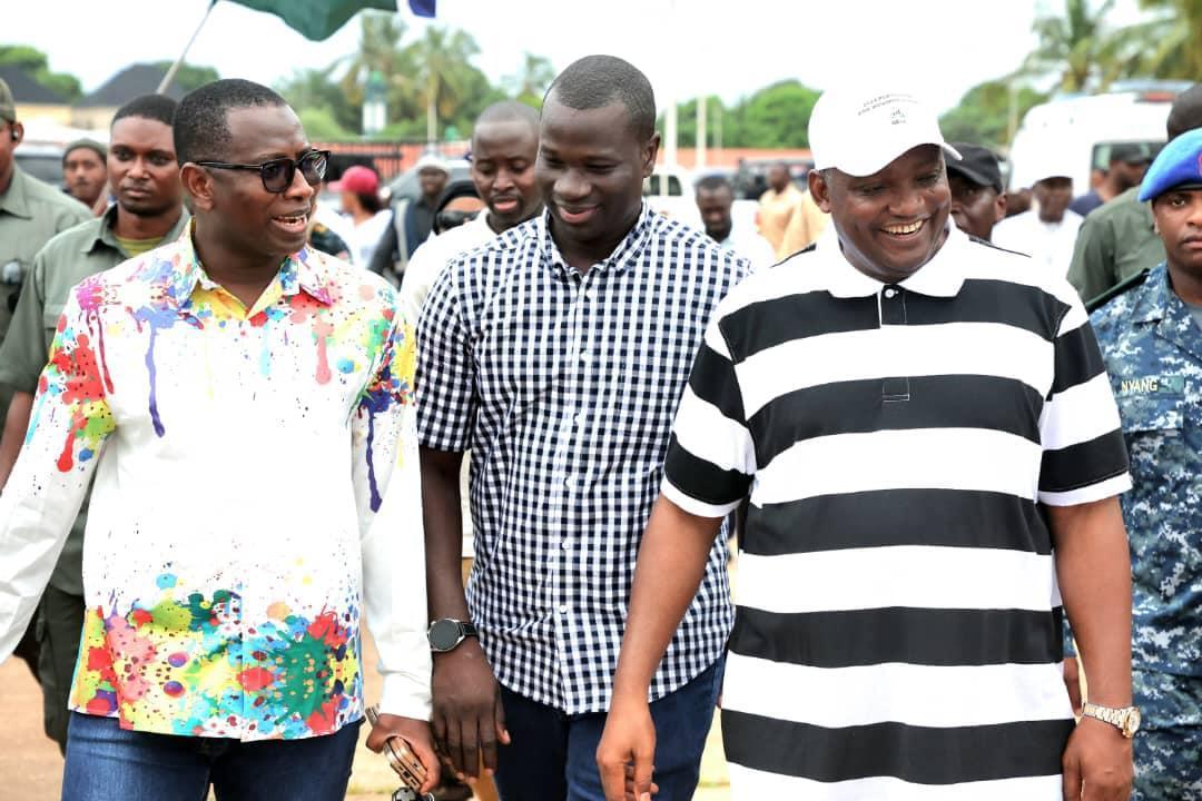 President Adama Barrow Visits Ongoing Projects - Gambia