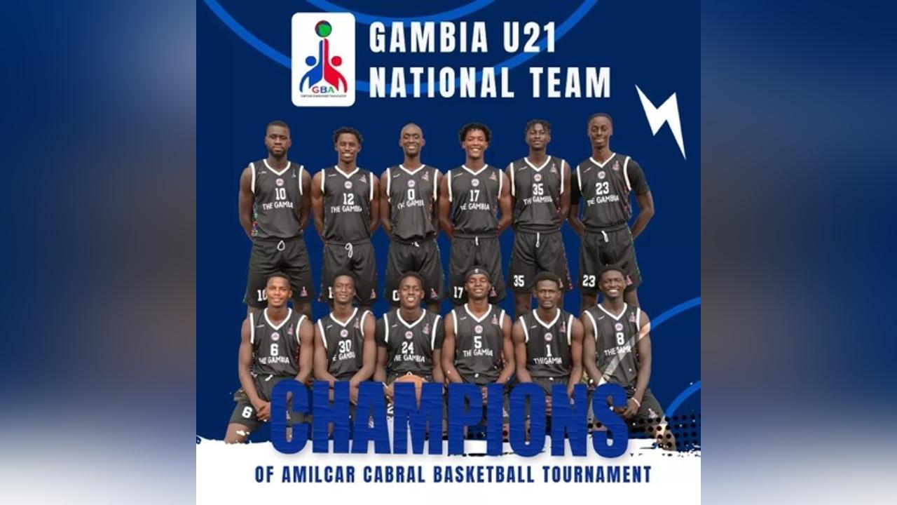 Gambia U-21 Basketball Team Crowned Champions of Amilcar Cabral Tourney ...