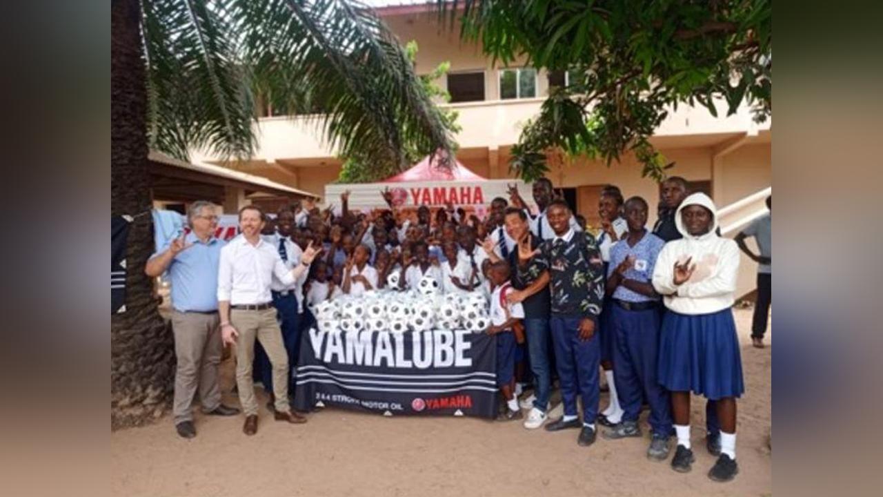CFAO Donates Footballs to St John, SOS Children’S Village - Gambia
