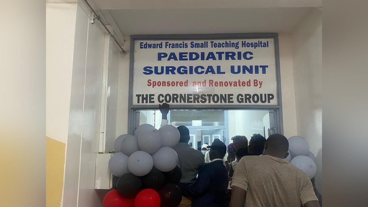 Cornerstone Group Unveils Renovated Pediatric Surgical Wing at EFSTH ...