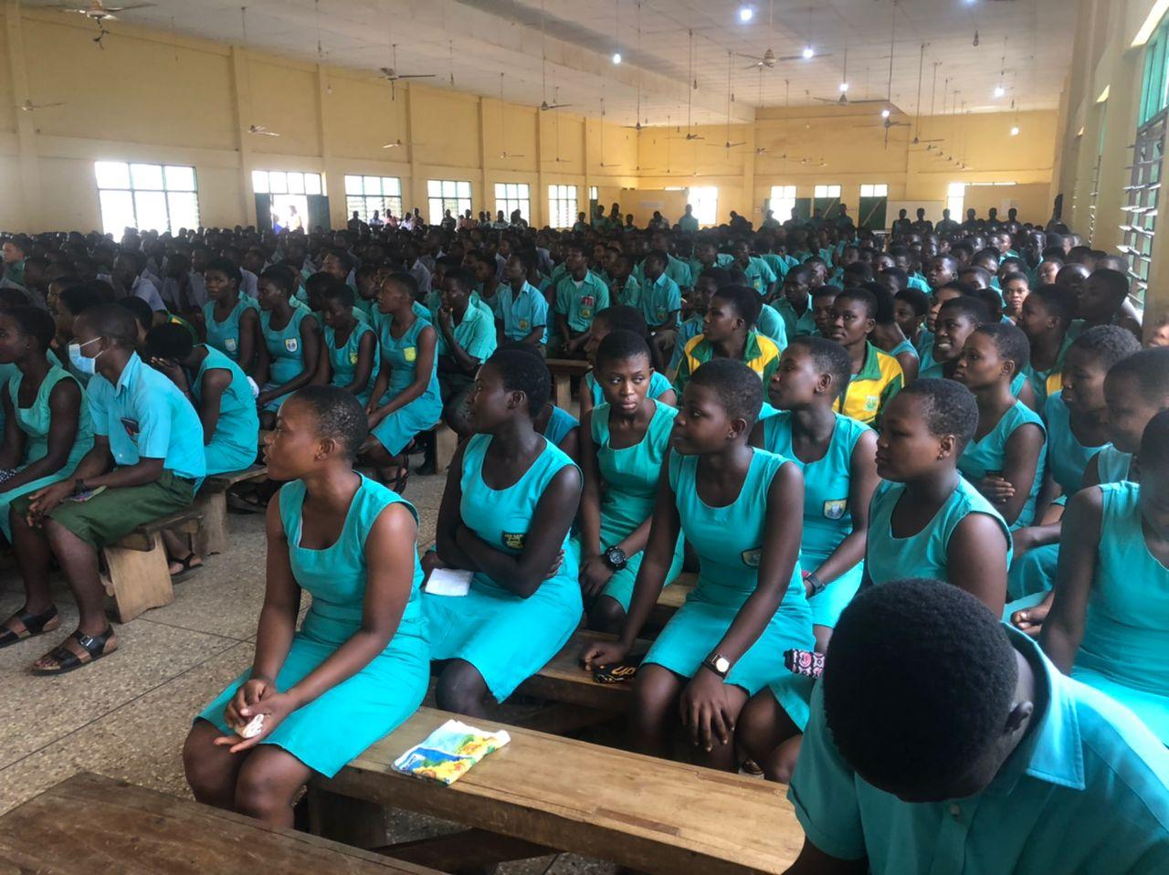 Assembly member donates school uniforms, streetlights to Wute JHS - Ghana