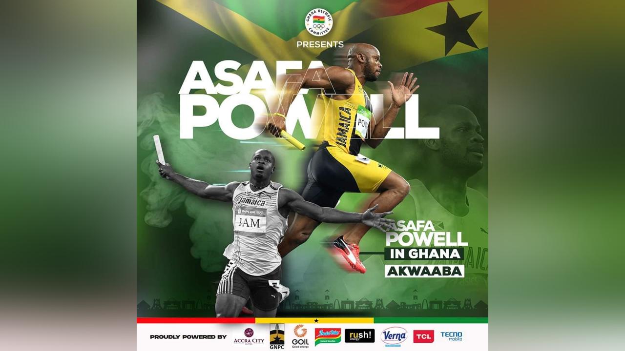 Asafa Powell Arrives in Ghana From Jamaica Yesterday - Ghana