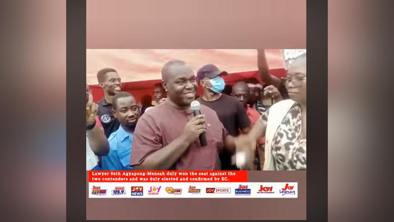 Lawyer Seth Agyapong-Mensah duly won the seat against the two ...