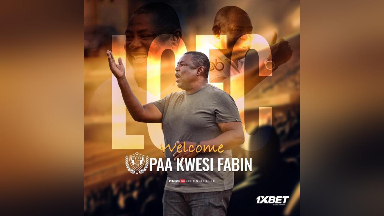 Paa Kwesi Fabin appointed as Legon Cities head coach - Ghana