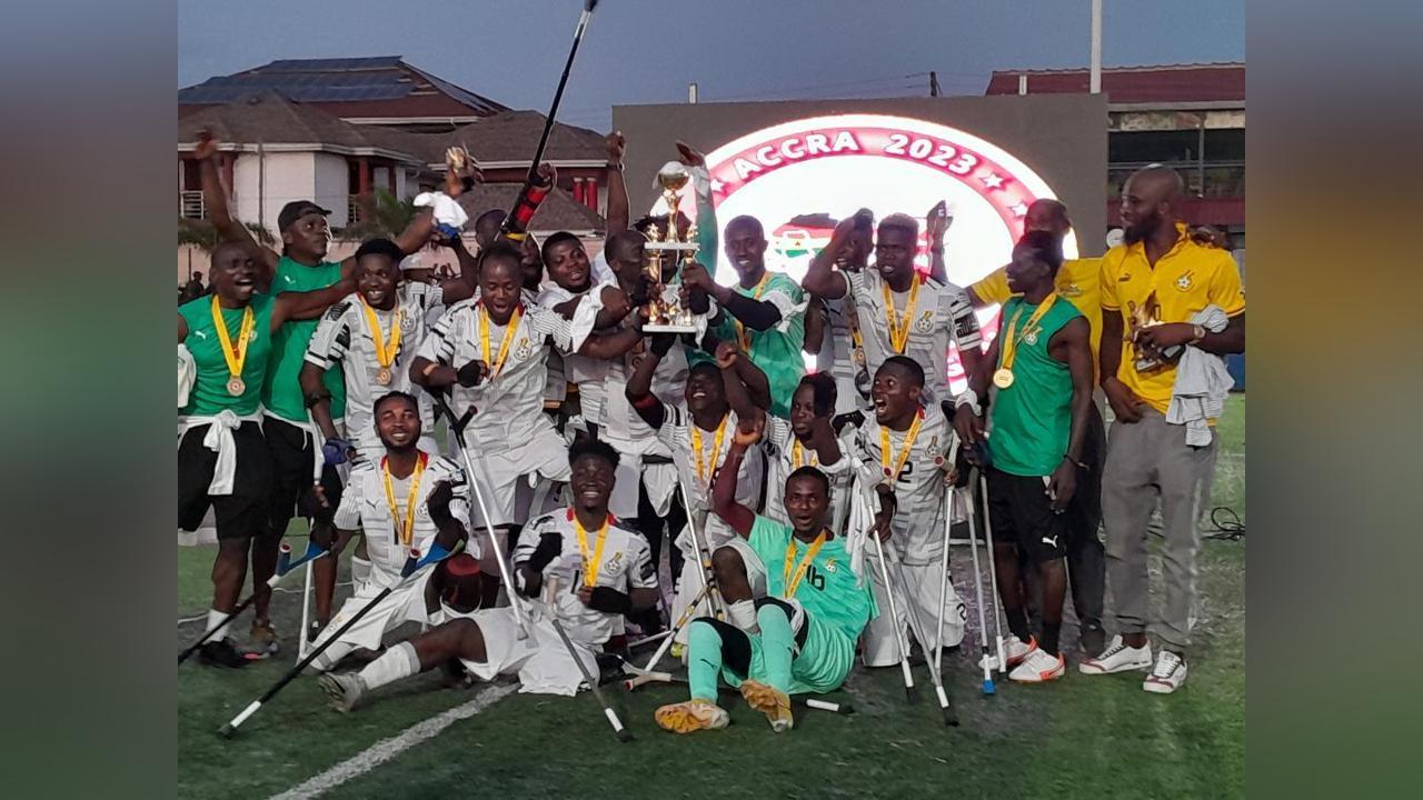 African Para Games 2023: Ghana Amputee Football team crowned champions ...